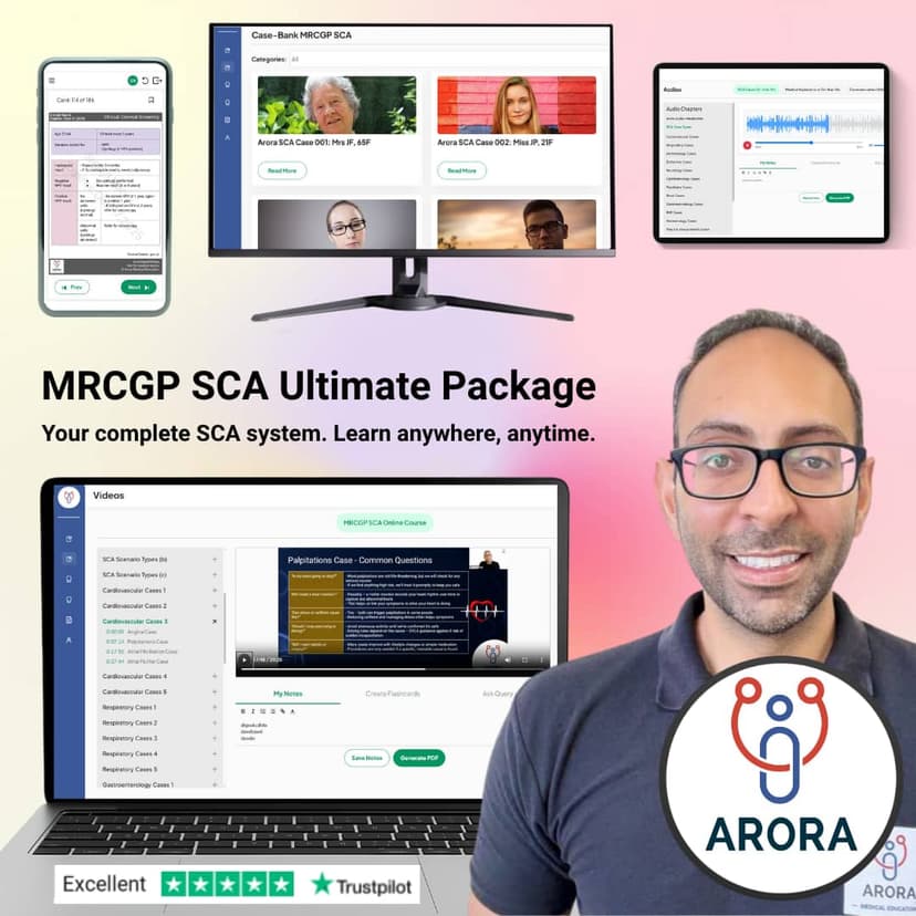 MRCGP SCA Course | Arora Preparation, Cases & Mocks