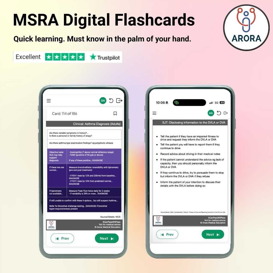 MSRA Preparation Course | Revision taught by ex MSRA Question Writer