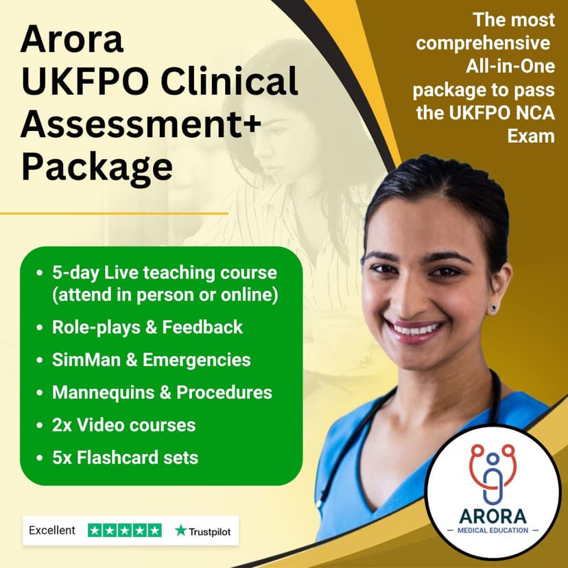 UKFPO NCA Course | Arora Preparation, Live Training & Mocks