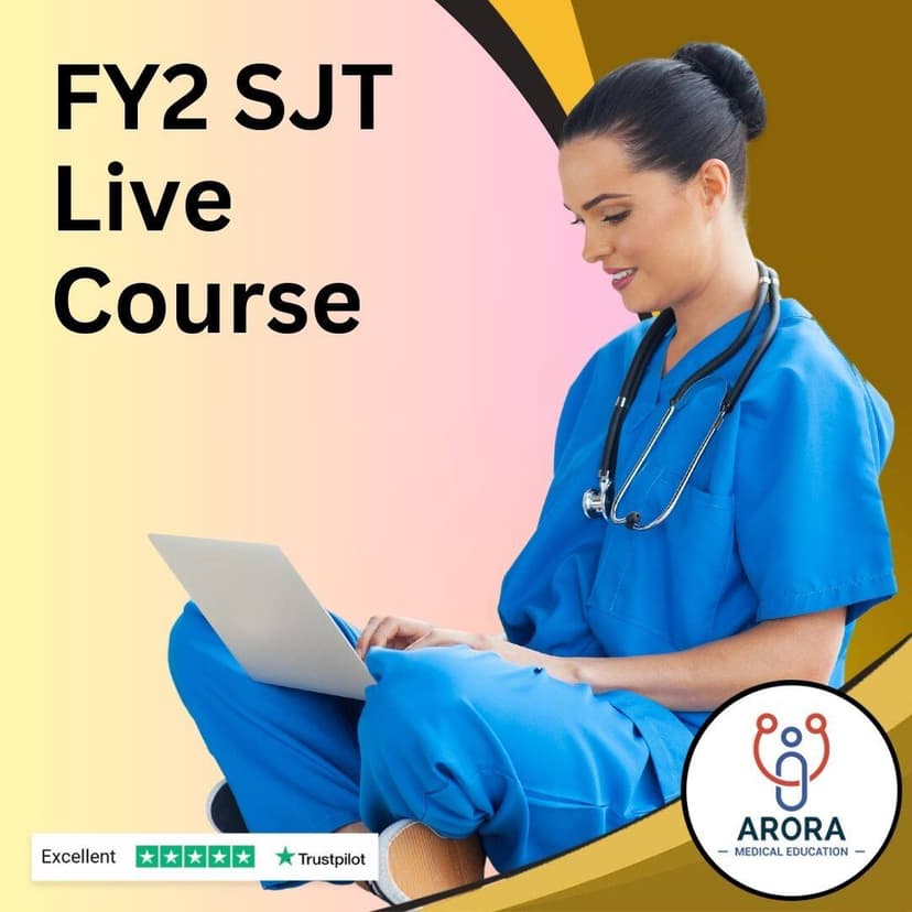 FY2 SJT Exam Preparation | Arora Course, Q-Bank & Mocks